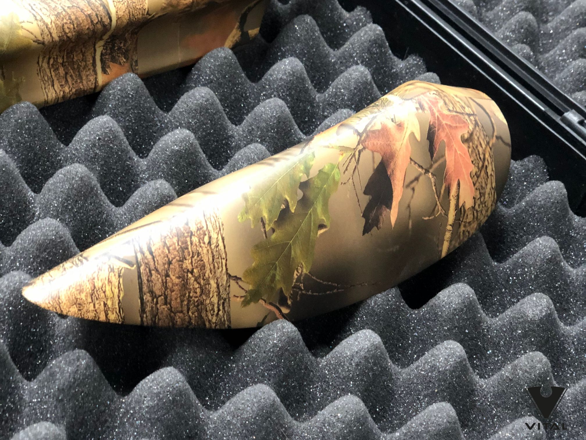 Gunstock Hydro Dipped in Real Tree Camp - Vital Hydrographic